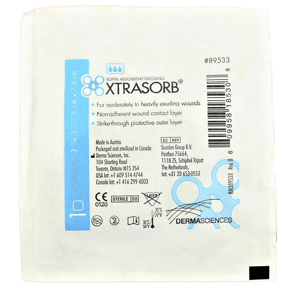 Xtrasorb Classic Super-Absorb Dressing, Sterile – Mak Medical