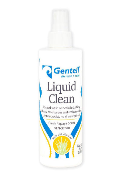 Gentell Liquid Clean Skin Cleanser 8oz Spray Bottle – Mak Medical