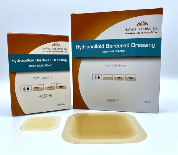 NuMed Hydrocolloid Bordered Dressing, Bulk Case Pack – Mak Medical